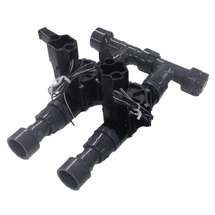 Rain Bird 100DVF-DMF2 1" Dura Manifold 2 Valve Set-Up with Rainbird ...