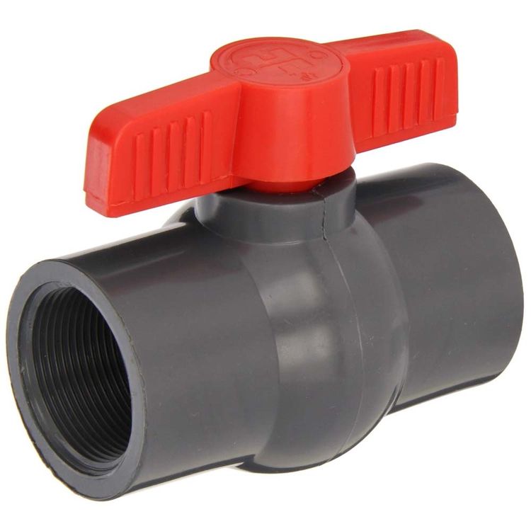 3 4 Inch PVC Schedule 80 Threaded Ball Valve PlumbersStock