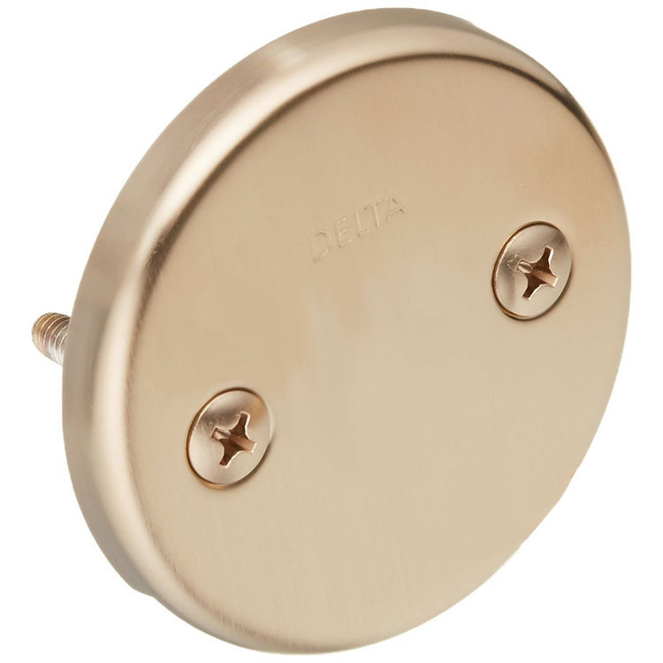 Delta RP31556CZ Overflow Plate & Screws (No Trip Lever) - Champagne Bronze