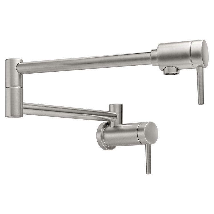 Delta 1165LF-SS Contemporary Wall Mount Pot Filler, Stainless Delta 1165LF-SS Contemporary Wall Mount Pot Filler, Stainless