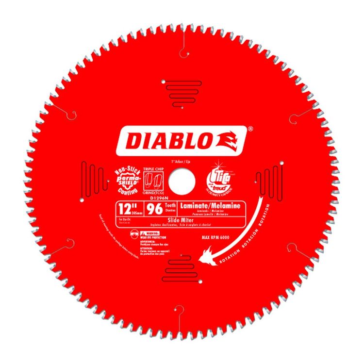 Diablo D1296N 12-Inch 96T Circular Saw Blade | PlumbersStock