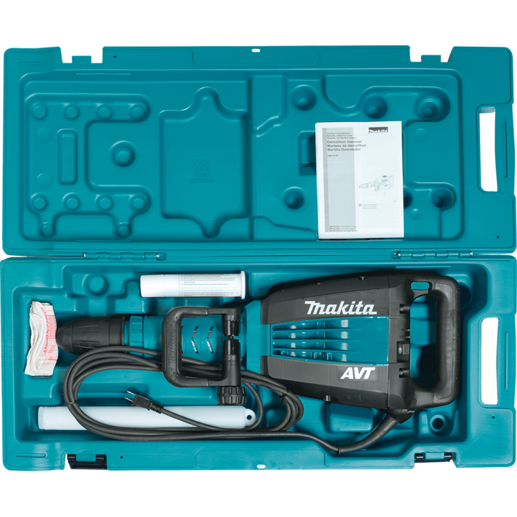 Makita HM1214C 27 lb. AVT Demolition Hammer, accepts SDS-MAX bits