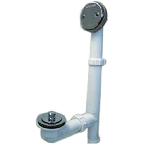 Watco 550-LT-PVC-BN Lift and Turn Bath Waste - Brushed Nickel