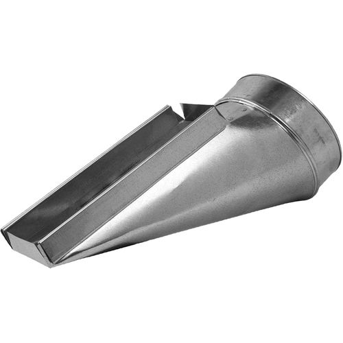 SWBE4106 4X10X6" Galvanized Sheet Metal End Boot | PlumbersStock