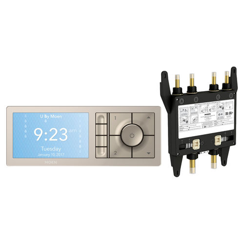 Moen TS3304BL-KIT U by Moen 4-Outlet Smart Shower System Controller w ...