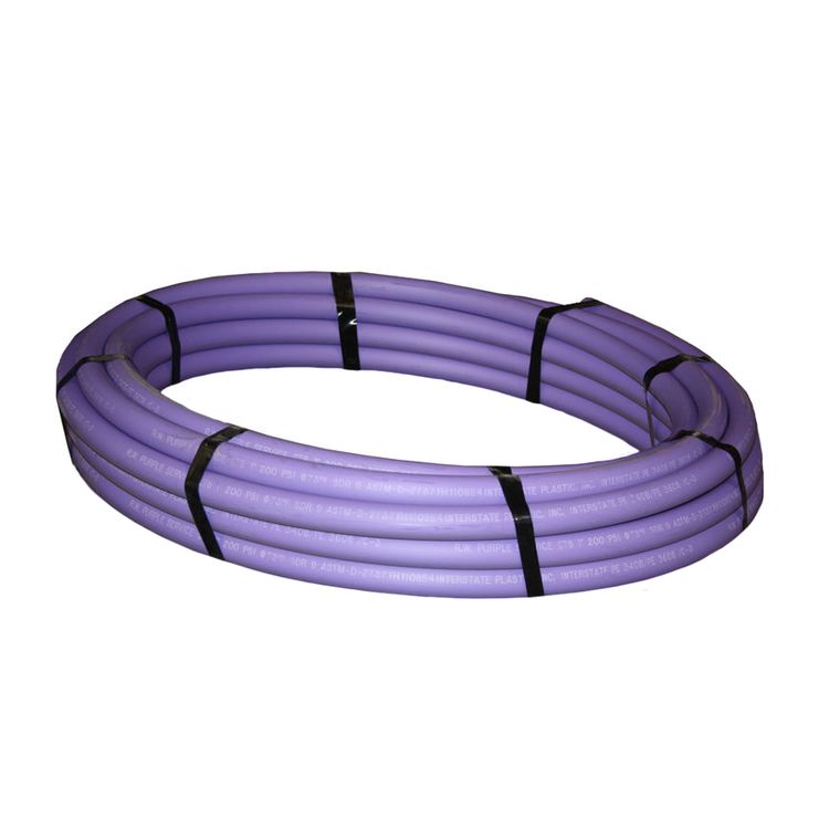PIPECTS112 SDR-9 RECLAIMED 1-1/2"x100' CTS PURPLE TUFF TUBE ROLLED TUBING