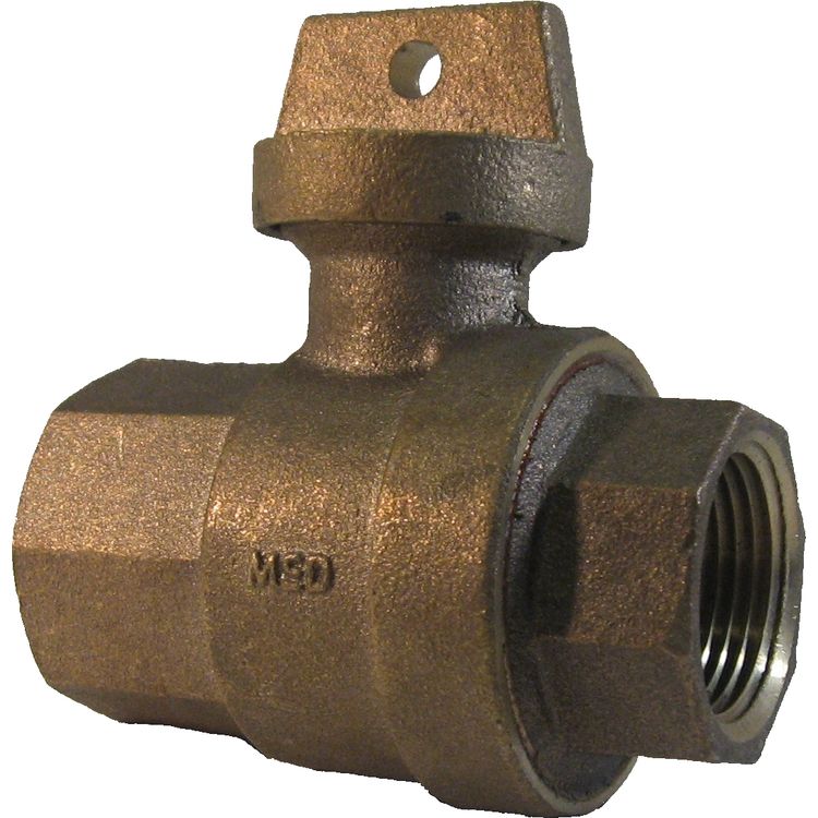 AY McDonald 1" FIP x FIP Ball Valve Curb Stop | PlumbersStock